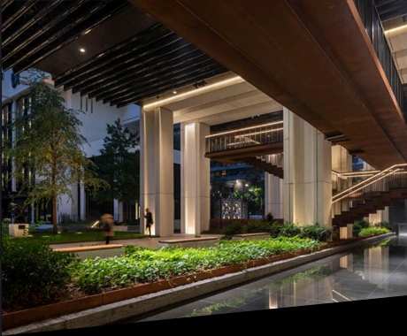 LED Light Sheet illuminates London Wall Place's lift cars | Retail ...